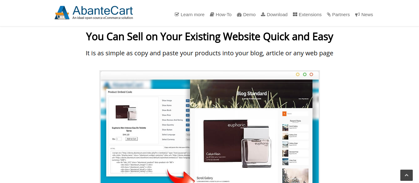9 Add to website shopping carts to start selling online