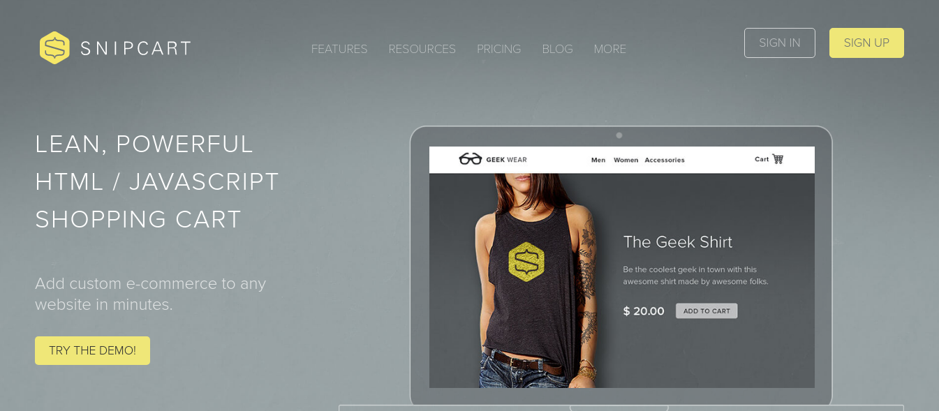 9 Add to website shopping carts to start selling online