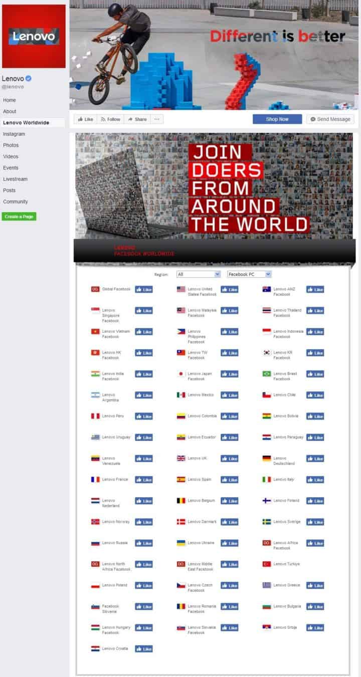 10 Inspiring Facebook Page Design Examples - Blog | QeRetail